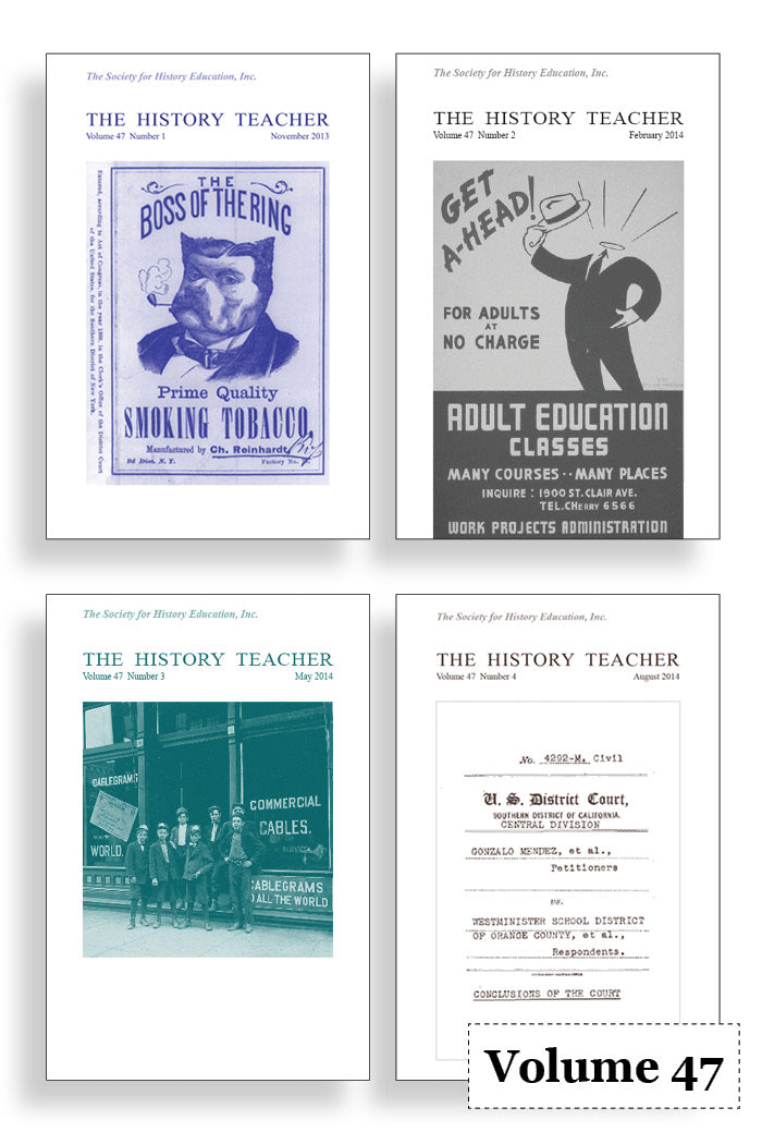 Volume 47 – The History Teacher